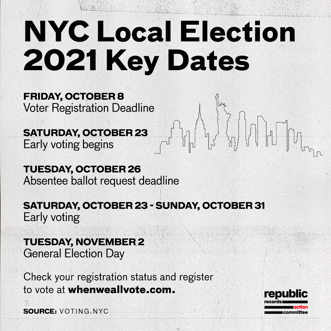 NYC Mayoral Election Key Dates - Republic Action Committee